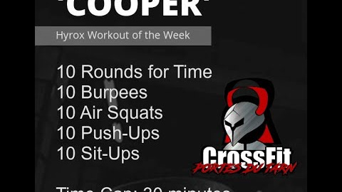 "Cooper" Workout, Hyrox Workout of the Week | WODwell