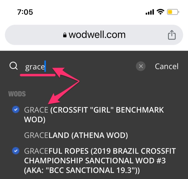 Add a WOD Video