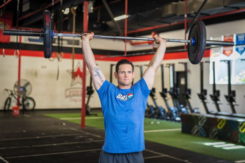 "Heavy Push Press 5's Pyramid" Workout, ELEMENT WOD | WODwell