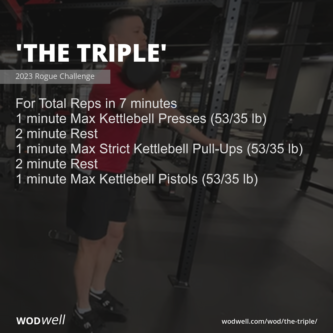 "The Triple" Workout, 2023 Rogue Challenge | WODwell
