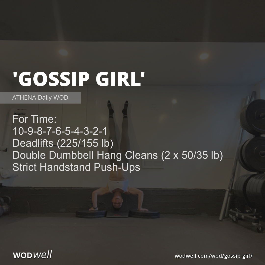 "Gossip Girl" Workout, ATHENA Daily WOD | WODwell