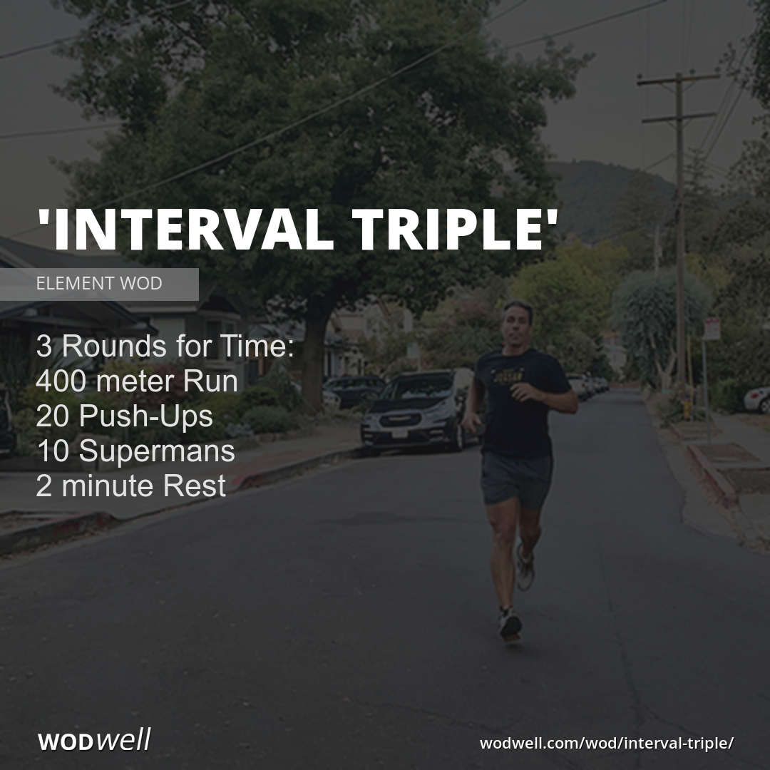 "Interval Triple" Workout, ELEMENT WOD | WODwell