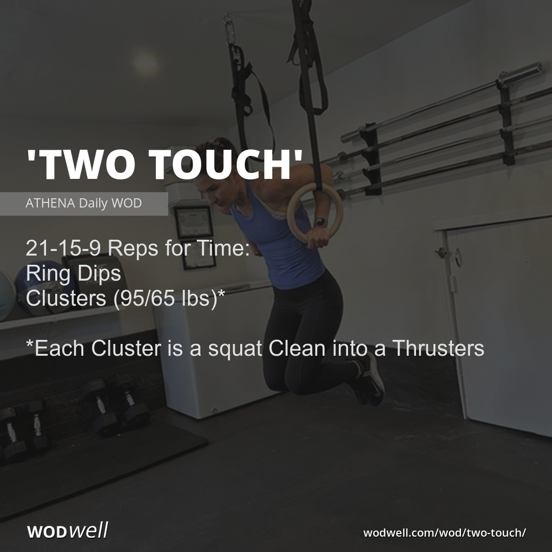 "Two Touch" Workout, ATHENA Daily WOD | WODwell