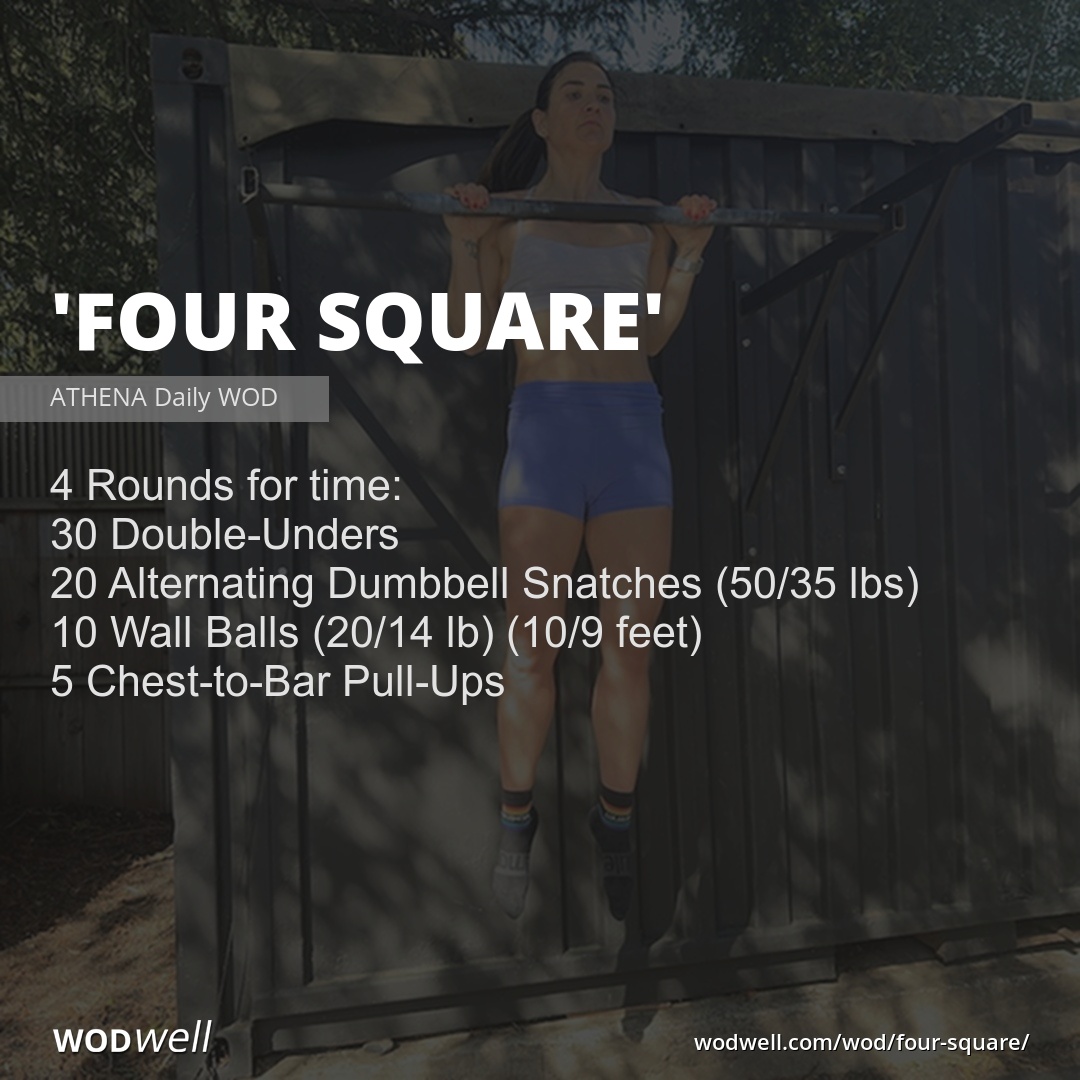 "Four Square" Workout, ATHENA Daily WOD | WODwell