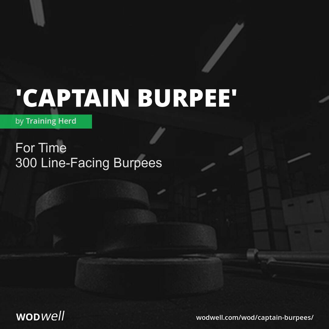 "Captain Burpee" Workout, Coach Creation WOD | WODwell