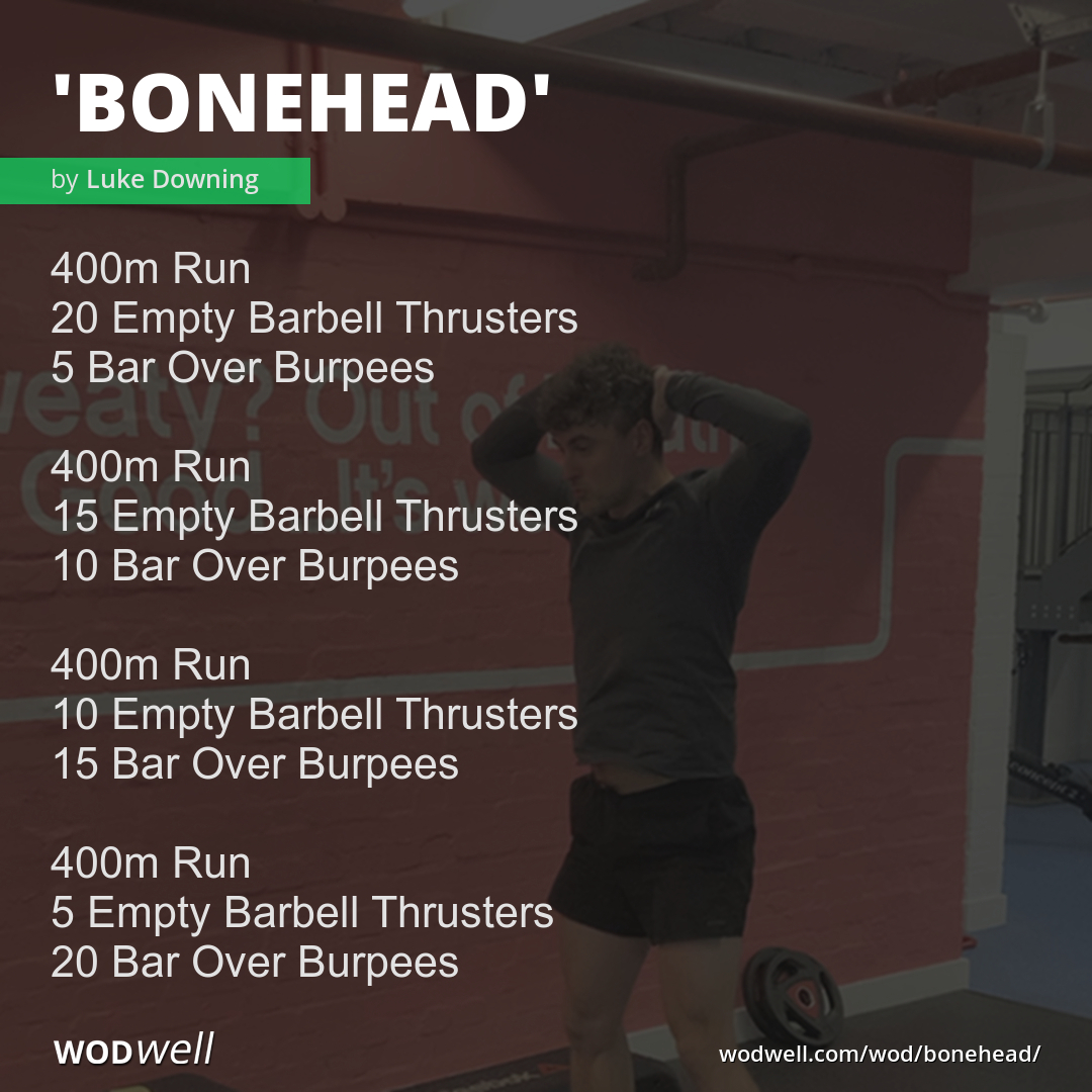 "Bonehead" Workout, Coach Creation WOD | WODwell