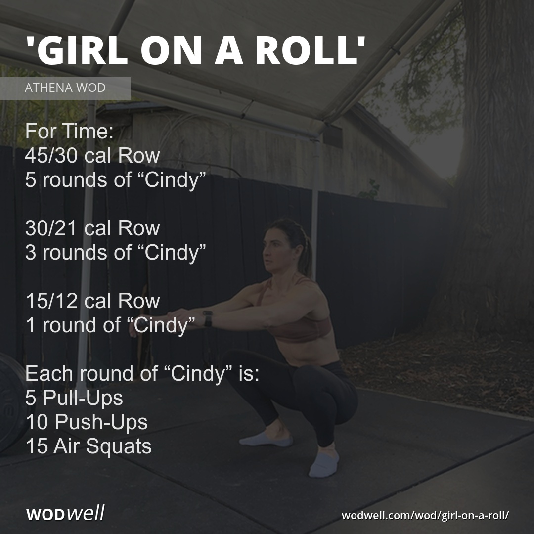 "Girl on a Roll" Workout, ATHENA WOD | WODwell