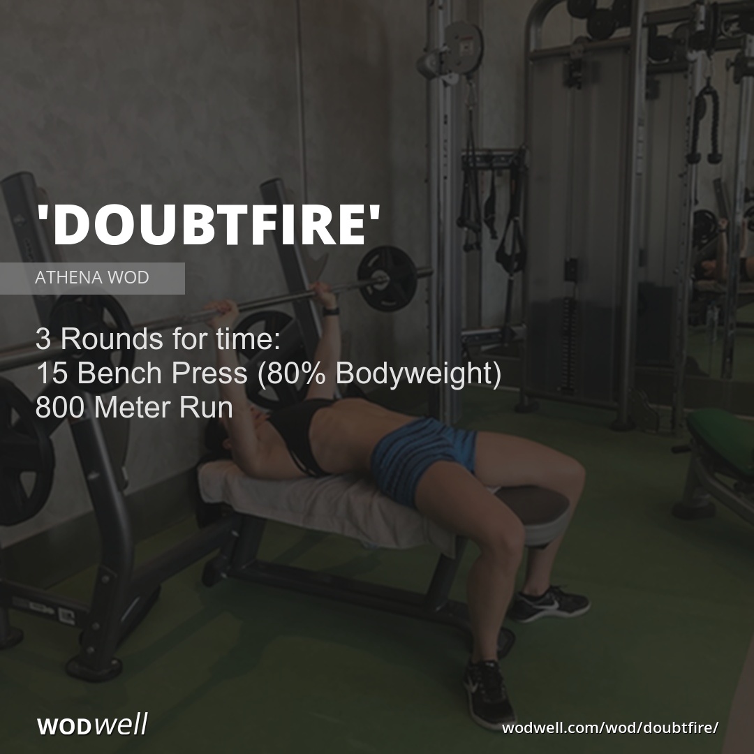 "Doubtfire" Workout, ATHENA WOD | WODwell