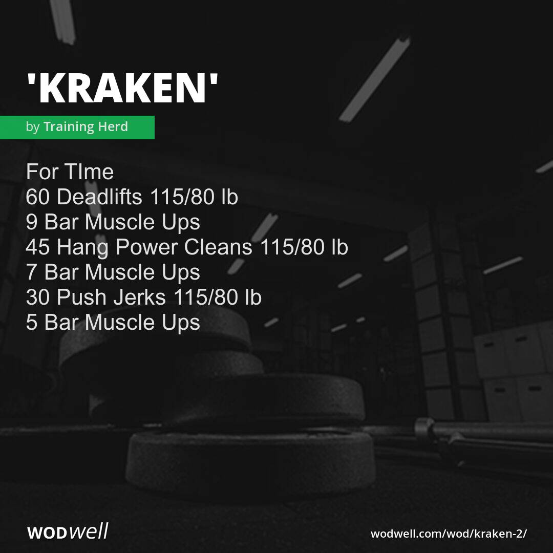 "Kraken" Workout, Coach Creation WOD | WODwell