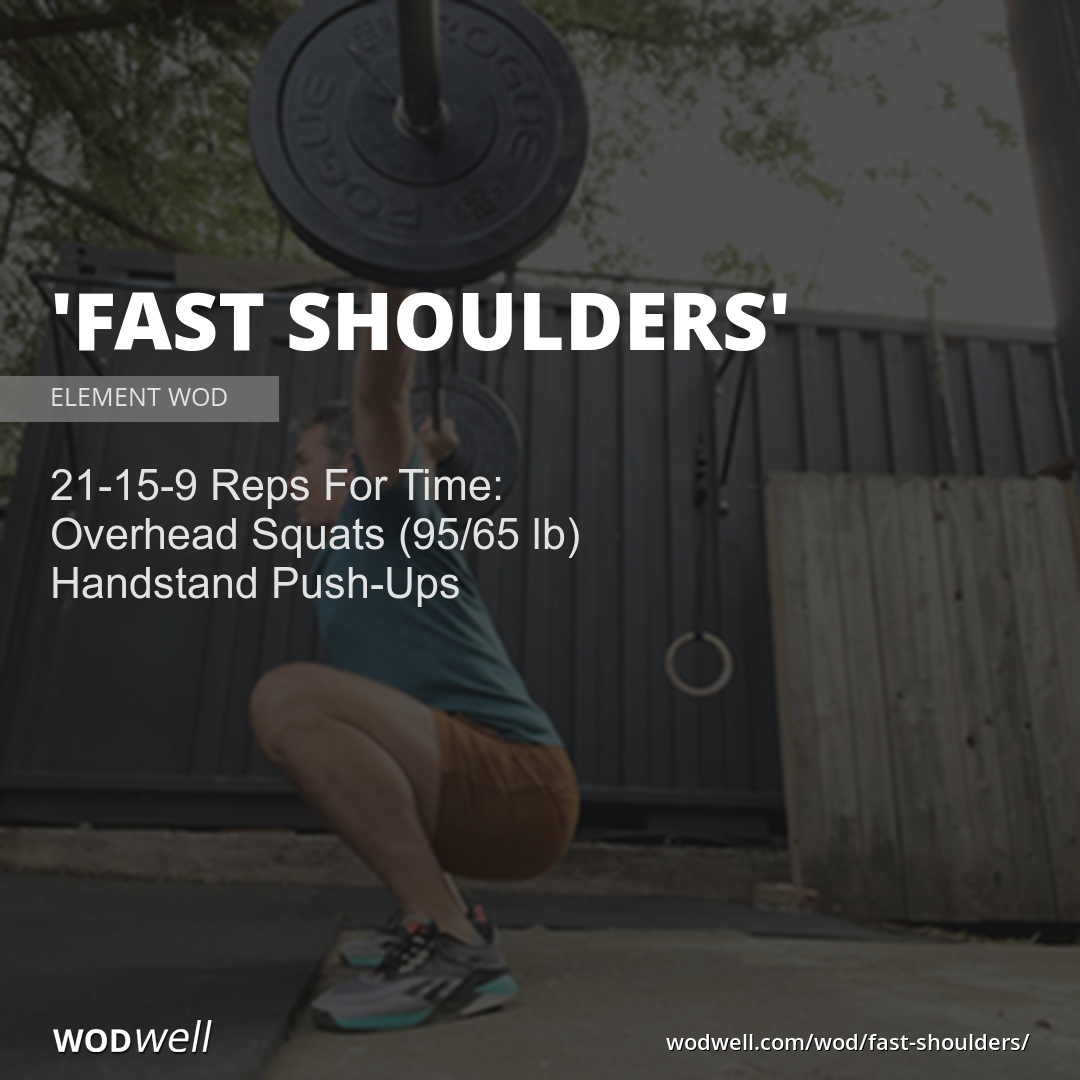 "Fast Shoulders" Workout, ELEMENT WOD | WODwell