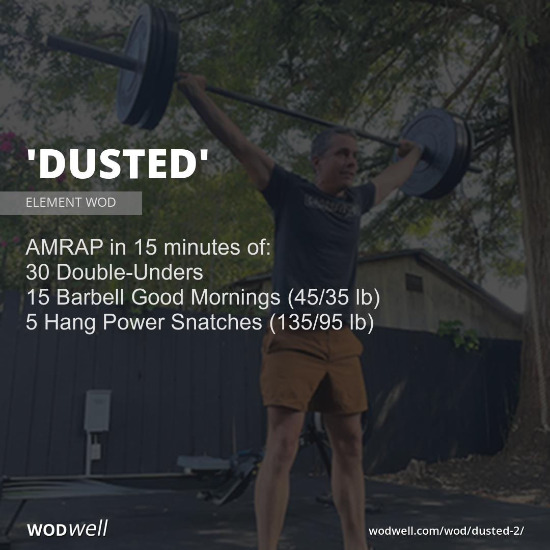 "Dusted" Workout, ELEMENT WOD | WODwell