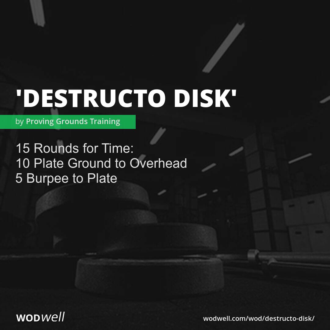 "DESTRUCTO DISK" Workout, Coach Creation WOD | WODwell