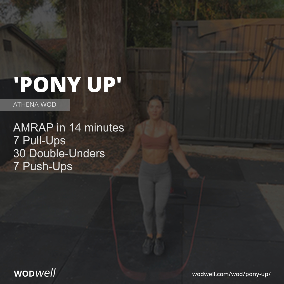 "Pony Up" Workout, ATHENA WOD | WODwell