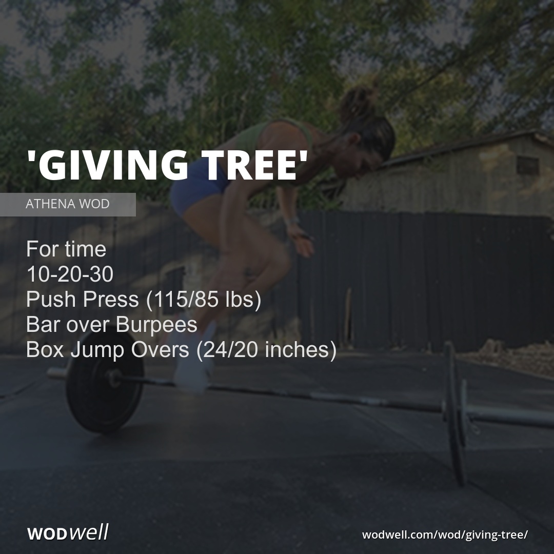 "Giving Tree" Workout, ATHENA WOD | WODwell