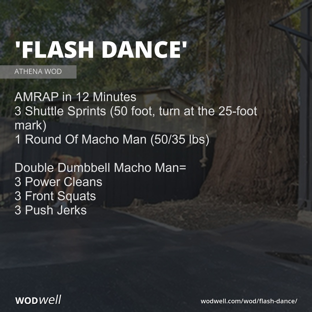 "Flash Dance" Workout, ATHENA WOD | WODwell