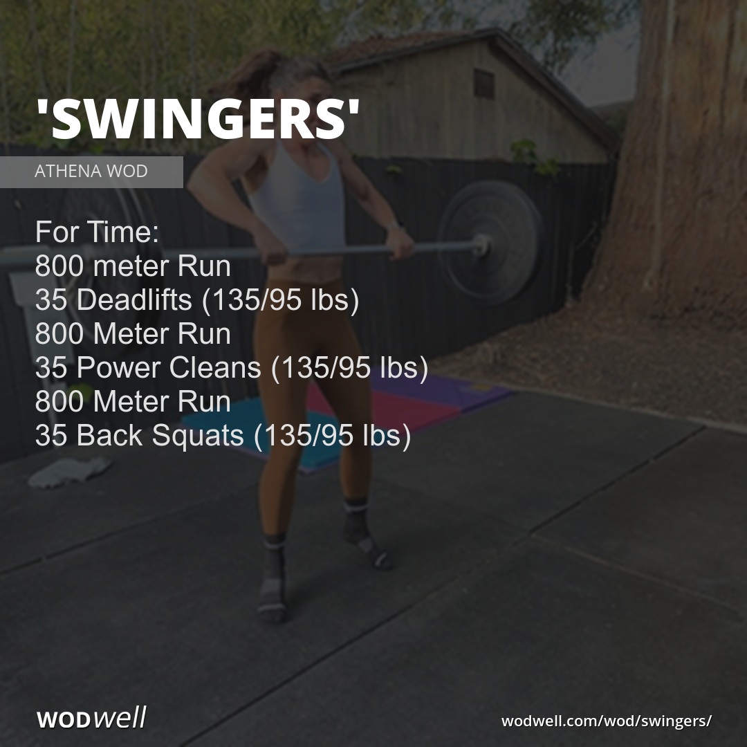"Swingers" Workout, ATHENA WOD | WODwell