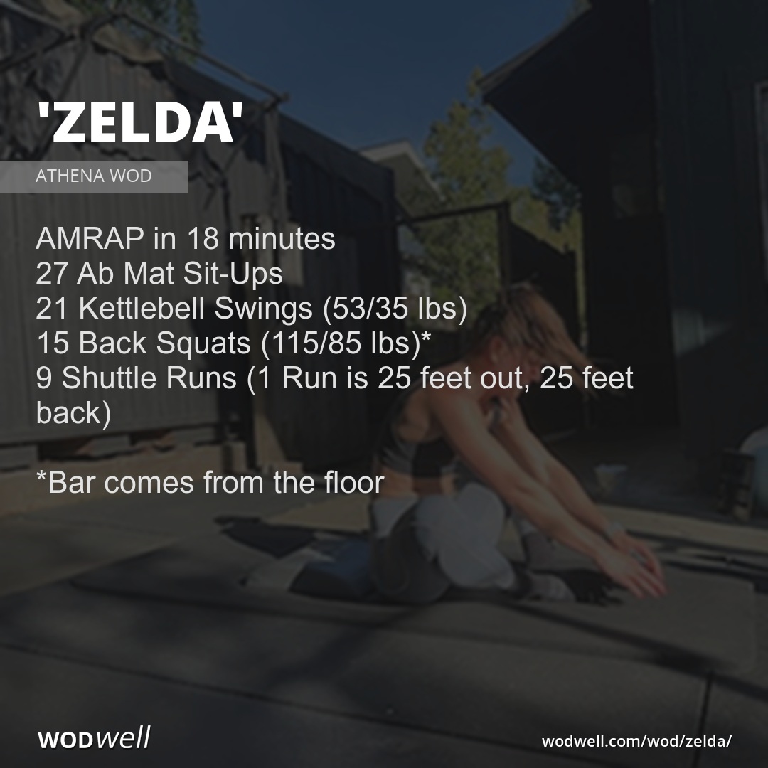 "Zelda" Workout, ATHENA WOD | WODwell