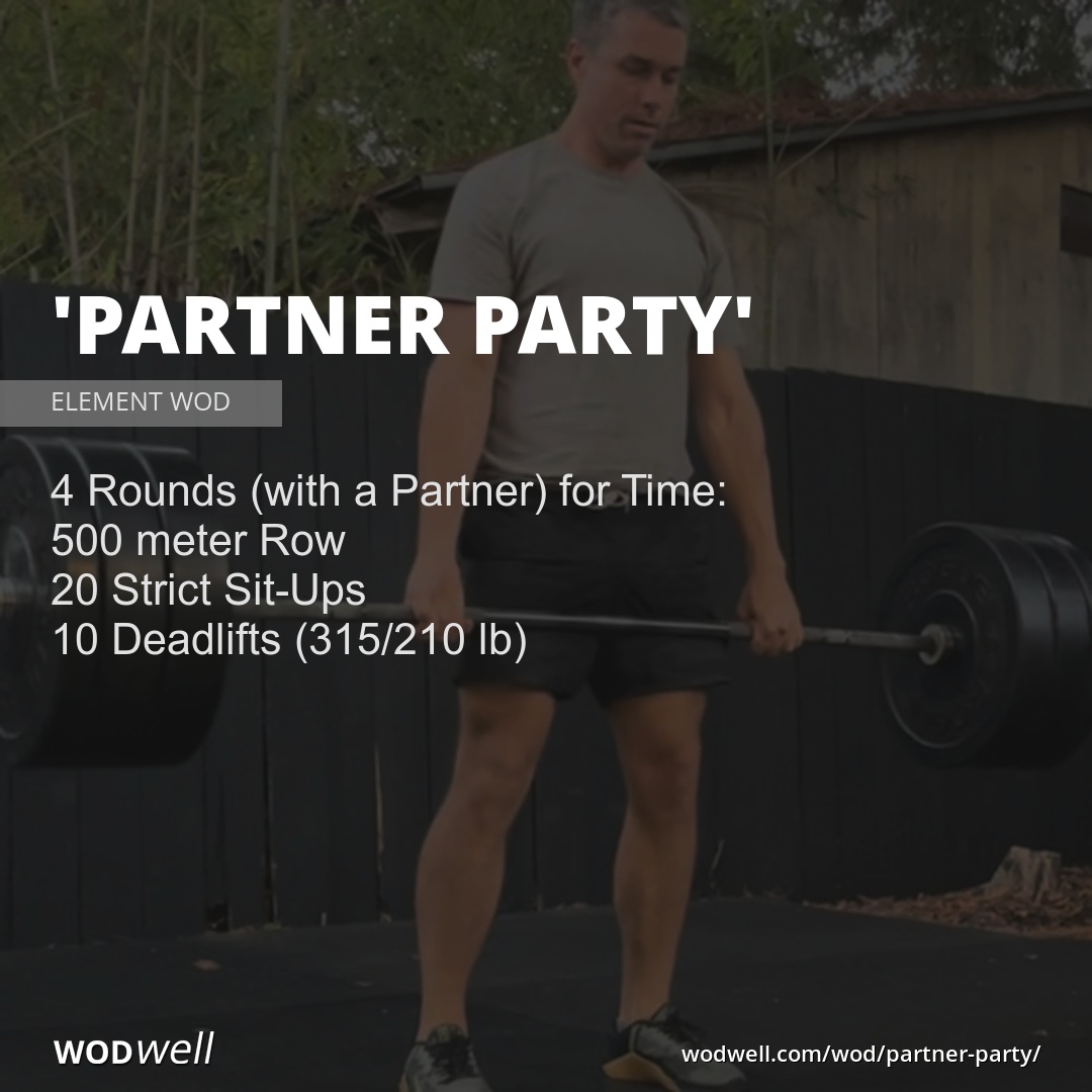 "Partner Party" Workout, ELEMENT WOD | WODwell