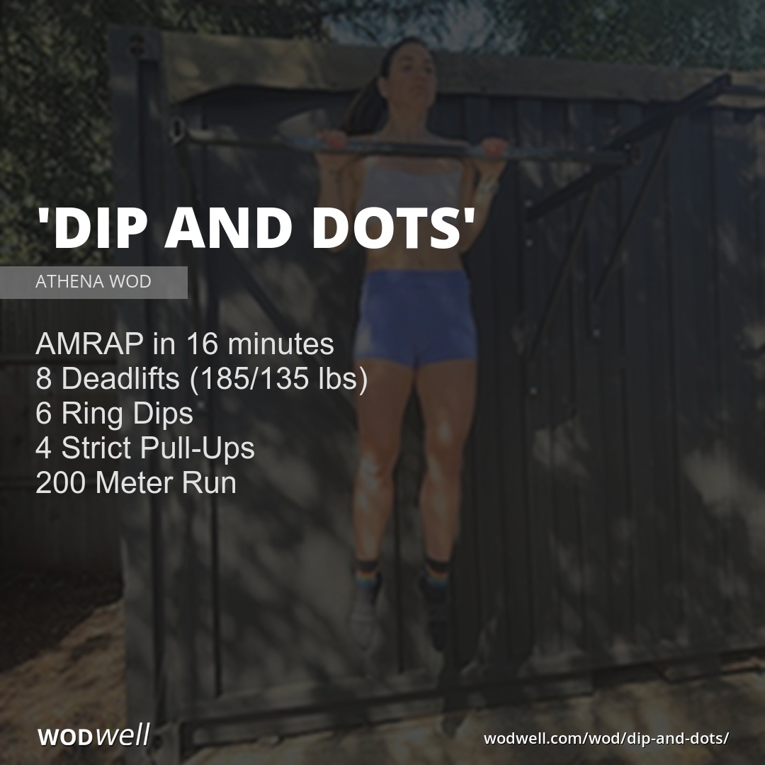 "Dip and Dots" Workout, ATHENA WOD | WODwell