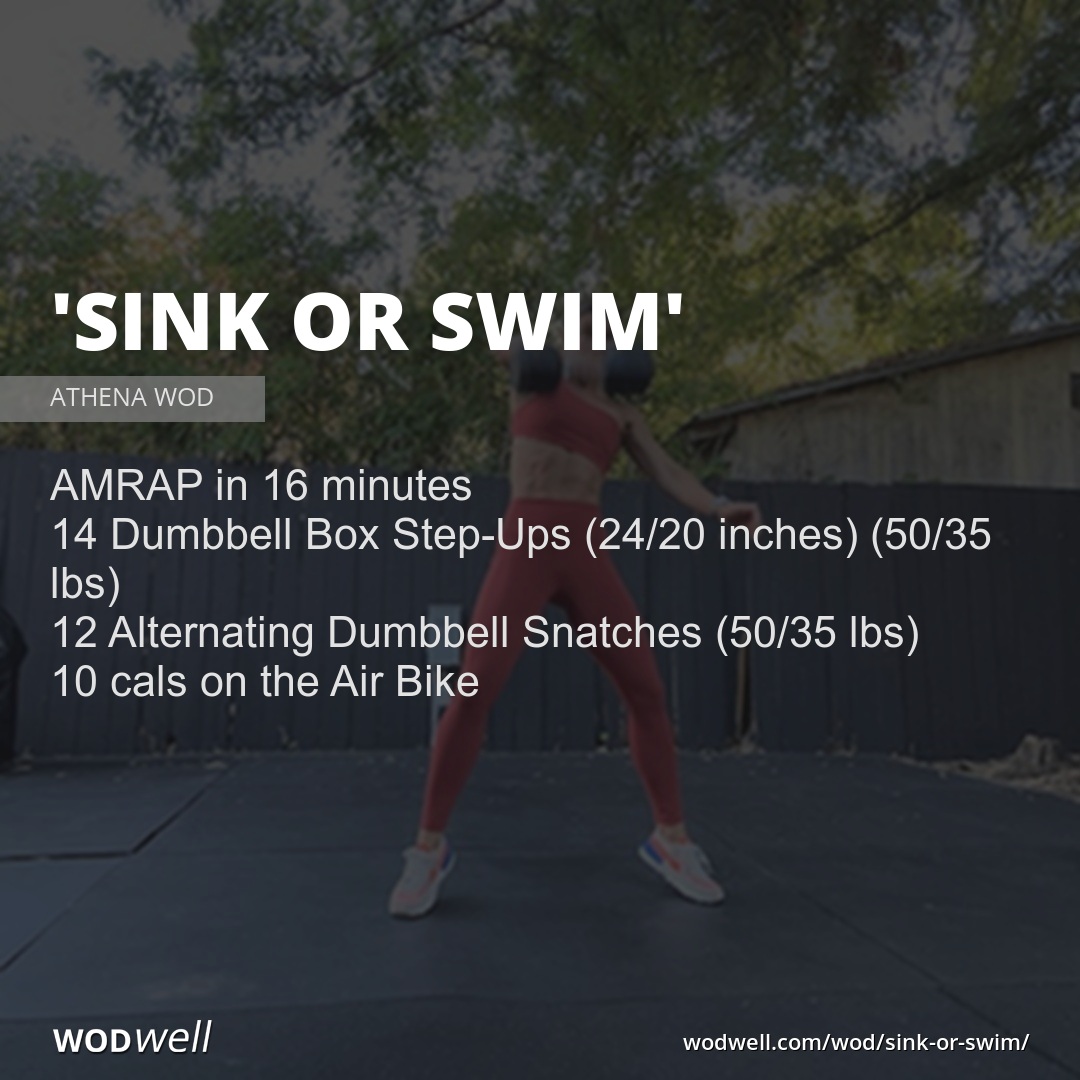 "Sink or Swim" Workout, ATHENA WOD | WODwell