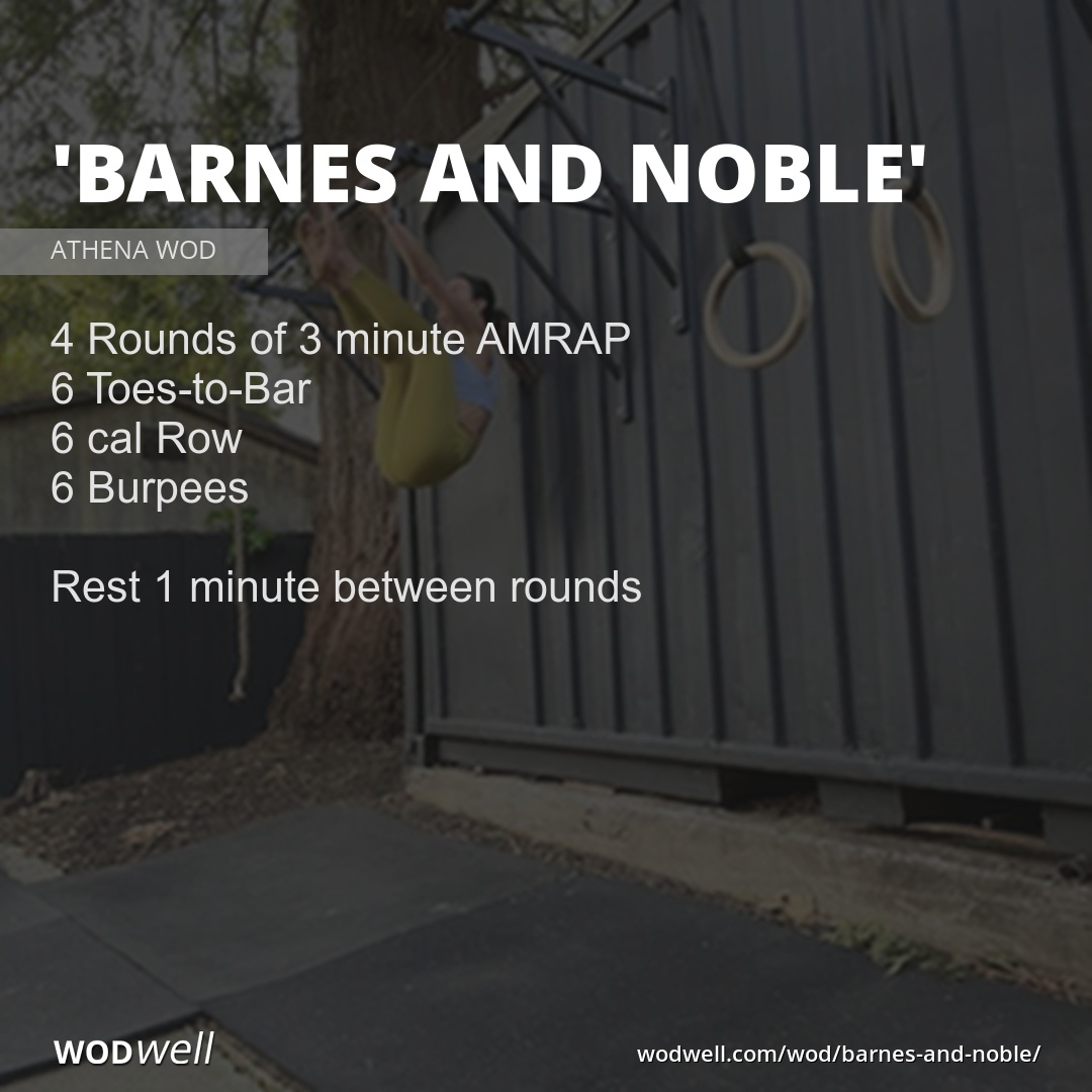 "Barnes and Noble" Workout, ATHENA WOD | WODwell