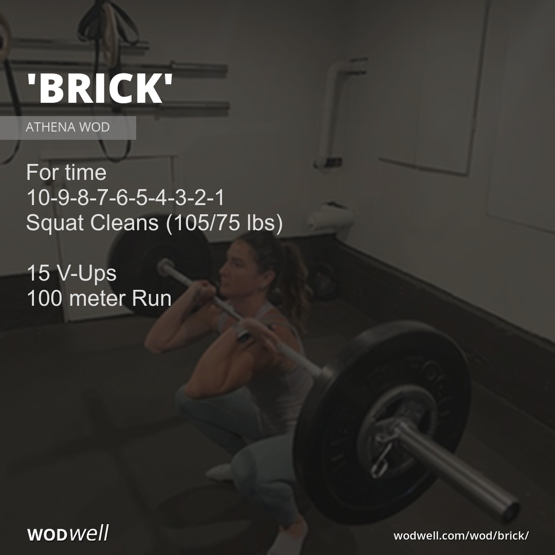 "Brick" Workout, ATHENA WOD | WODwell