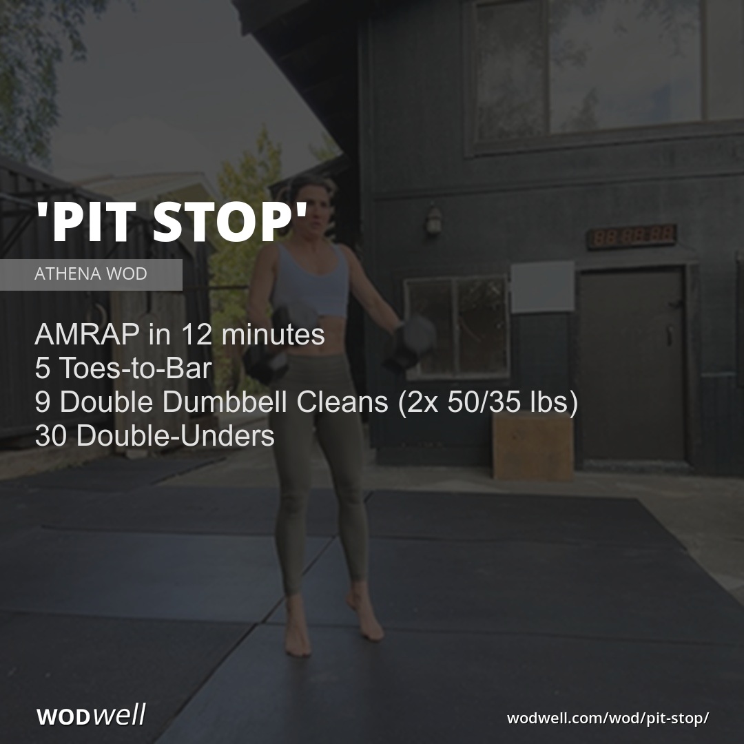 "Pit Stop" Workout, ATHENA WOD | WODwell