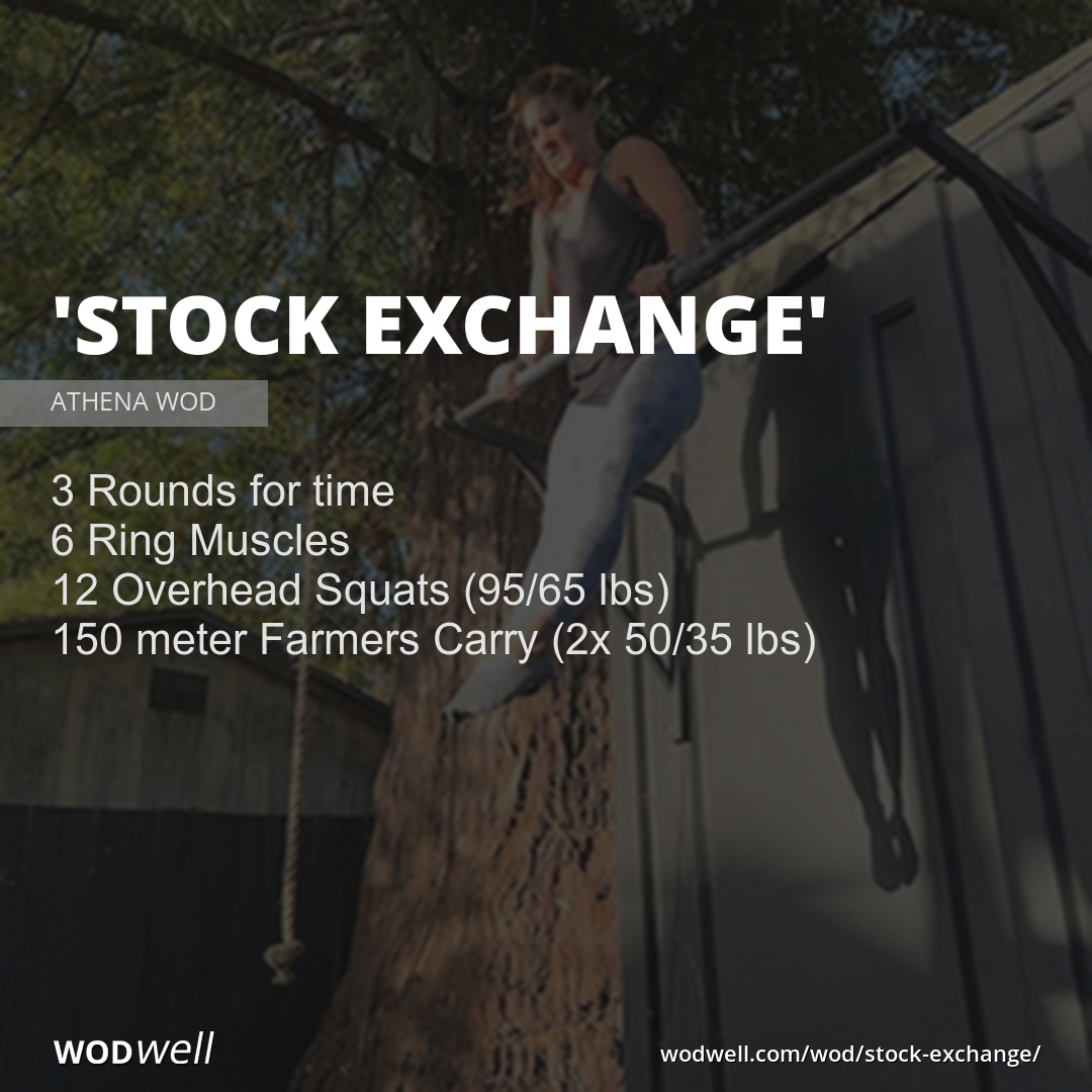 "Stock Exchange" Workout, ATHENA WOD | WODwell