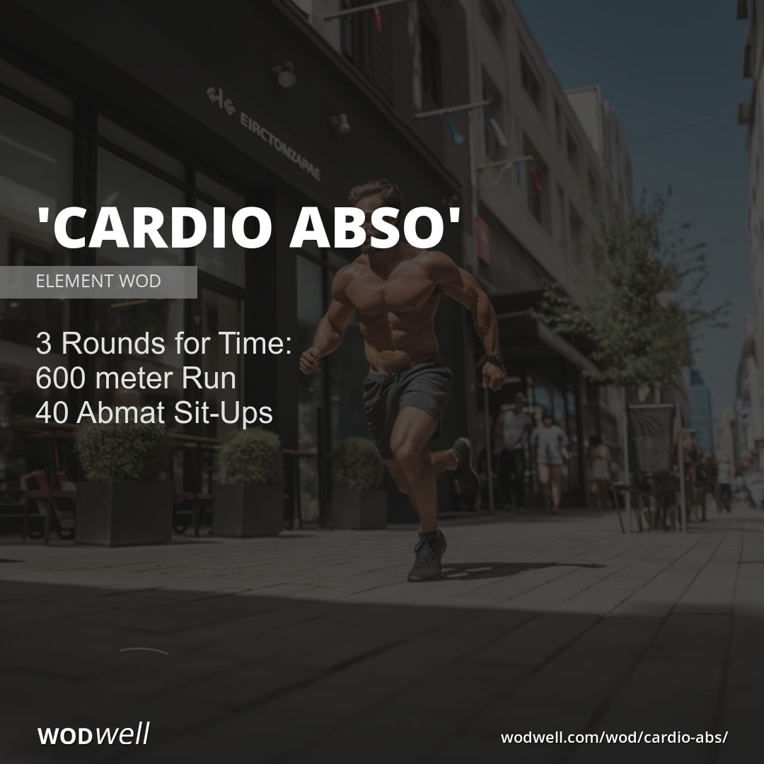 "Cardio Abso" Workout, ELEMENT WOD | WODwell
