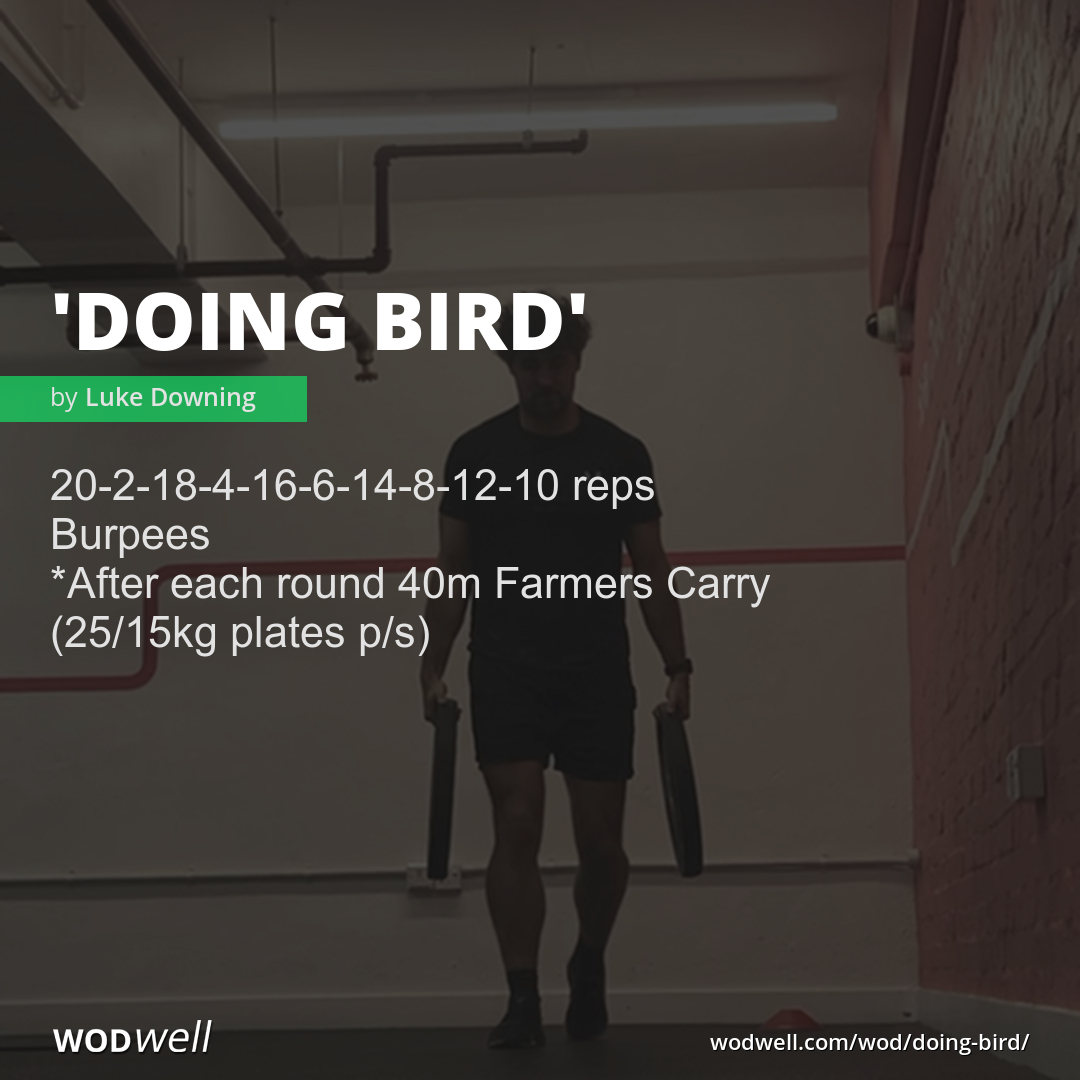 "Doing Bird" Workout, Coach Creation WOD | WODwell
