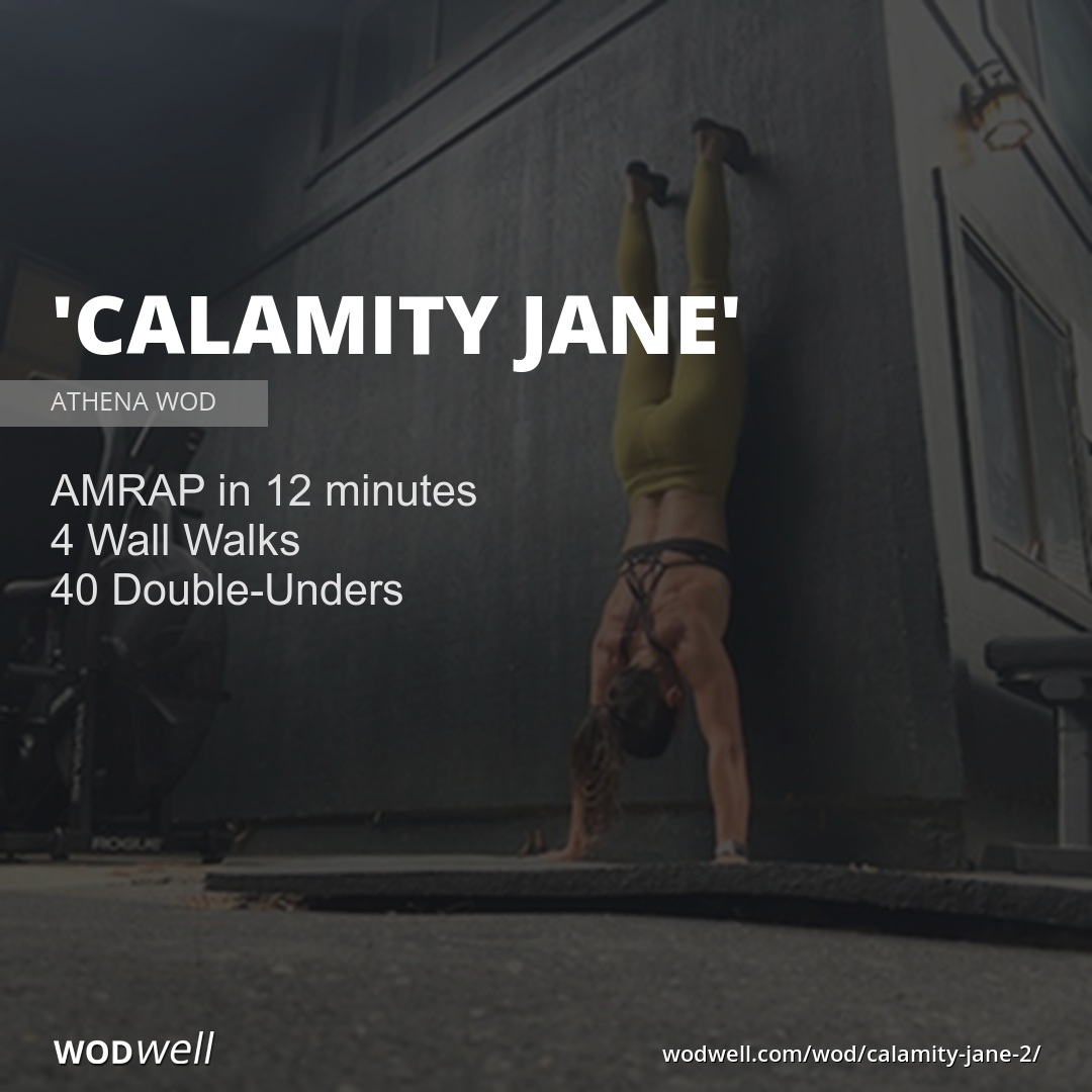 "Calamity Jane" Workout, ATHENA WOD | WODwell