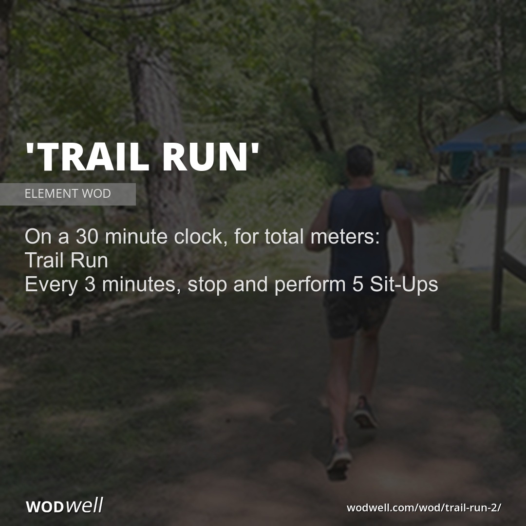 "Trail Run" Workout, ELEMENT WOD | WODwell