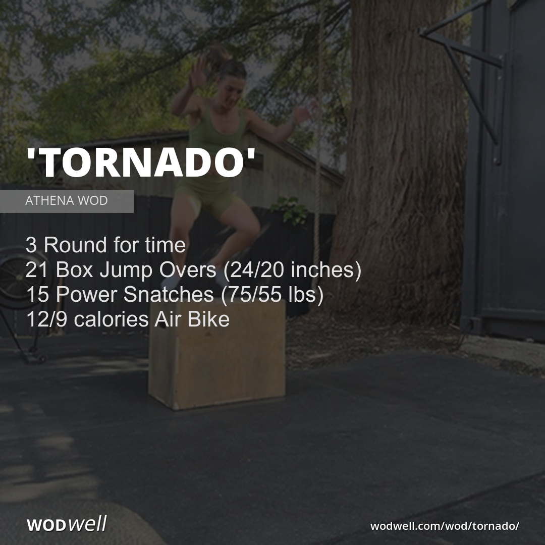 "Tornado" Workout, ATHENA WOD | WODwell