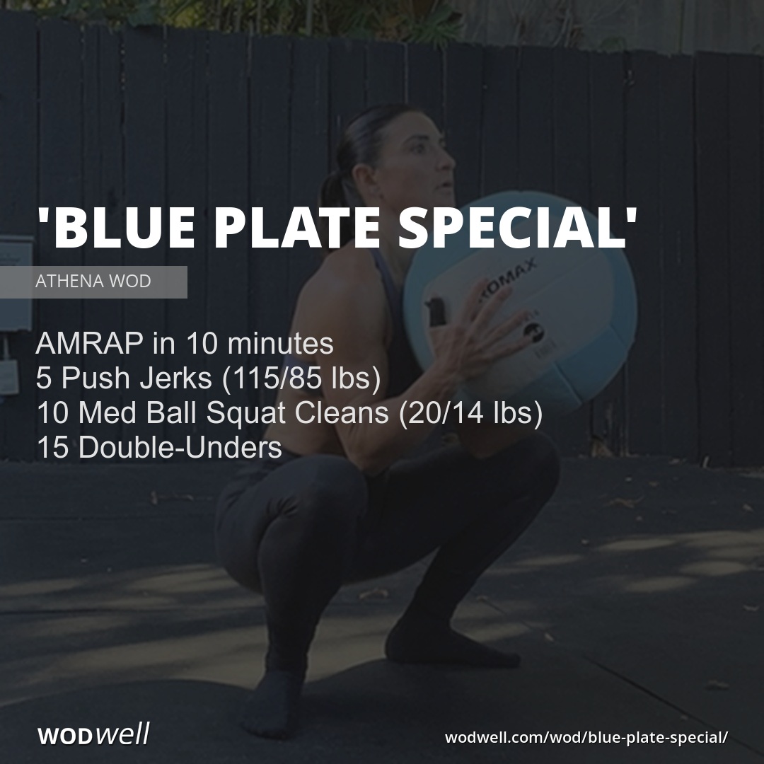 "Blue Plate Special" Workout, ATHENA WOD | WODwell