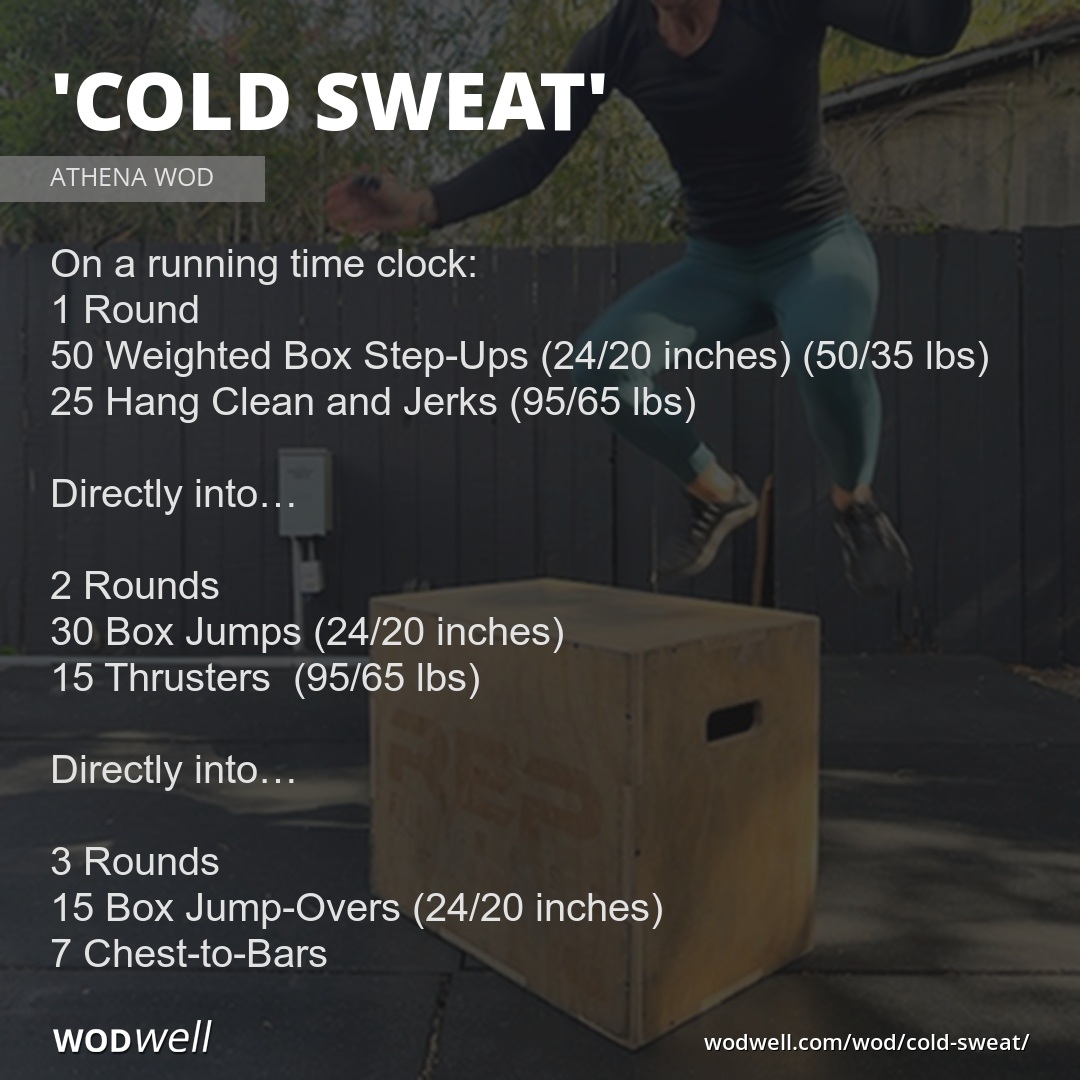 "Cold Sweat" Workout, ATHENA WOD | WODwell