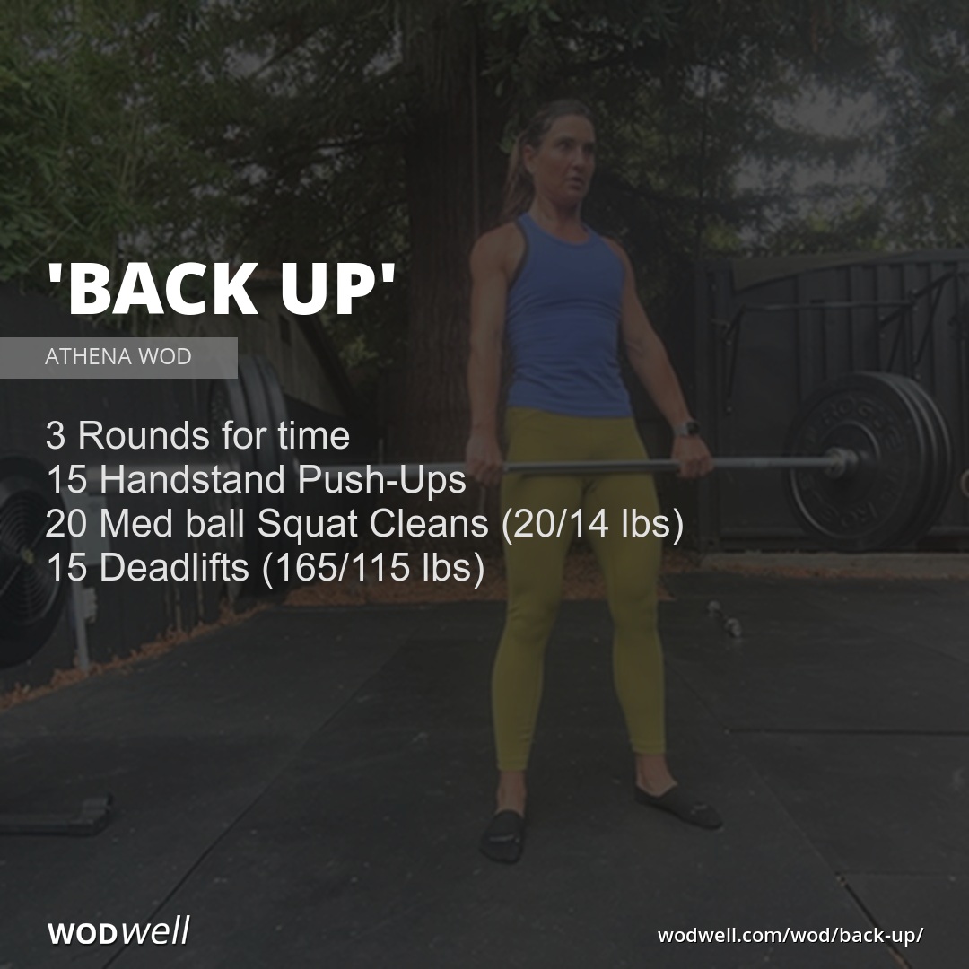 "Back Up" Workout, ATHENA WOD | WODwell