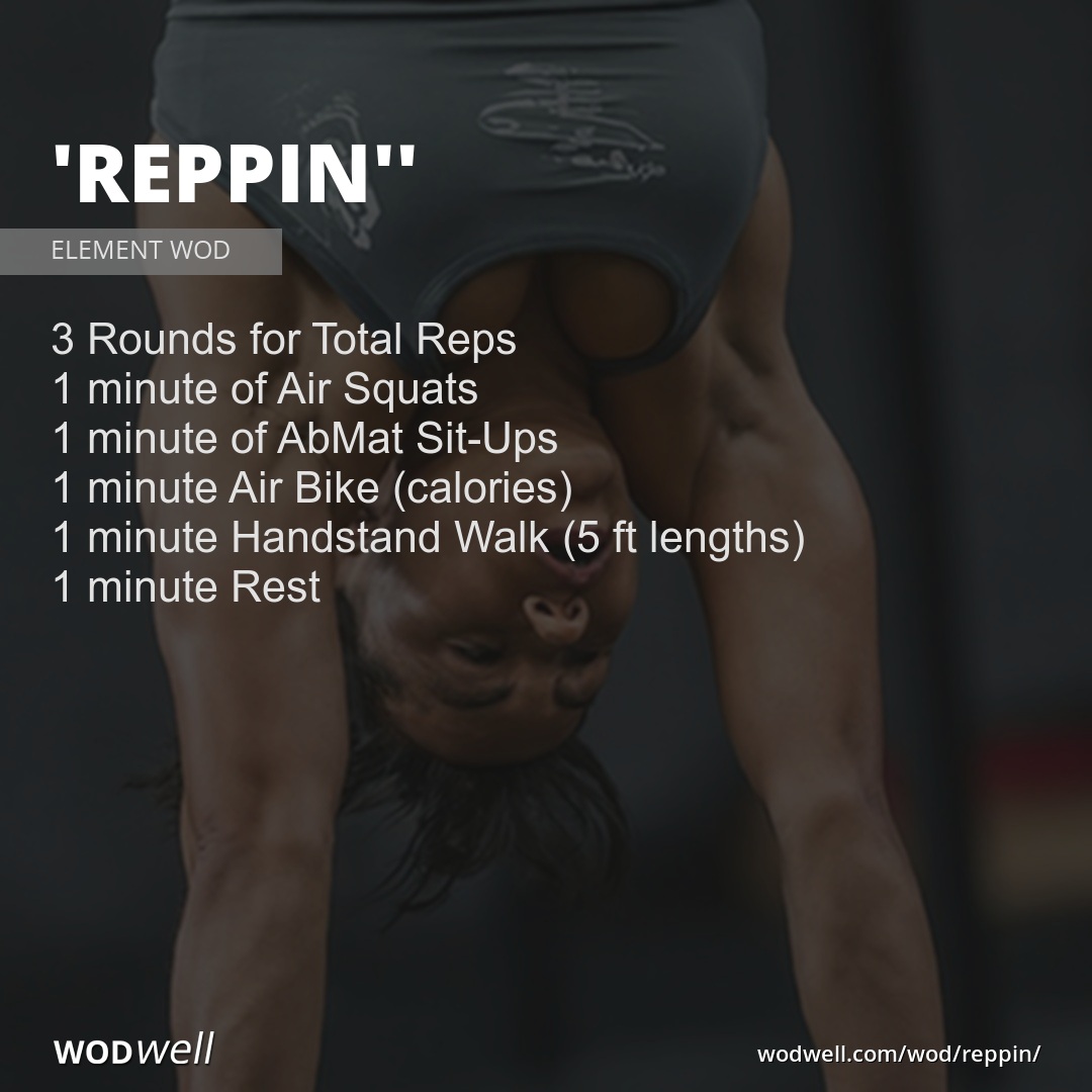 "Reppin'" Workout, ELEMENT WOD | WODwell