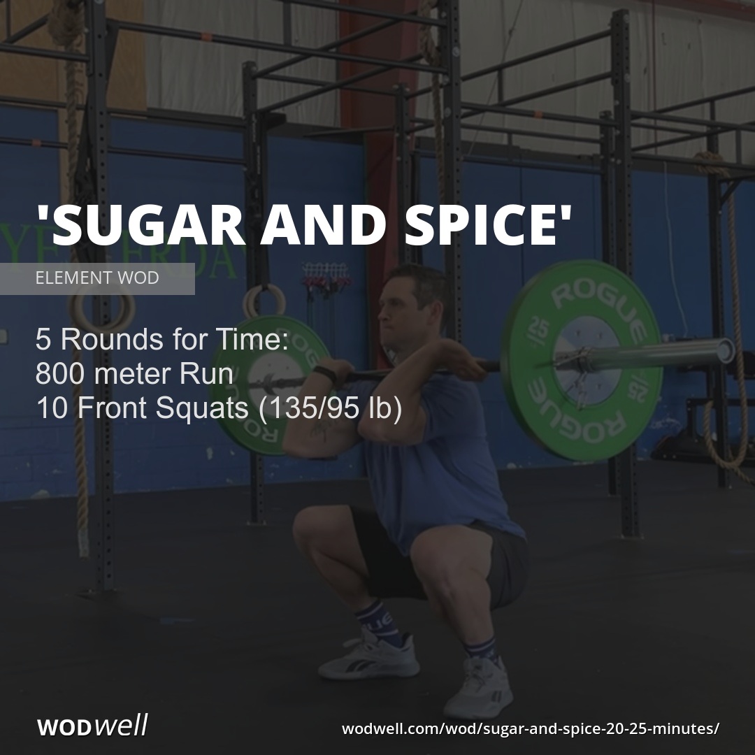 "Sugar and Spice" Workout, ELEMENT WOD | WODwell