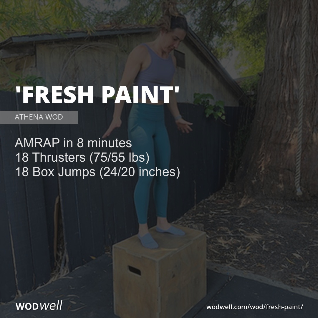 "Fresh Paint" Workout, ATHENA WOD | WODwell