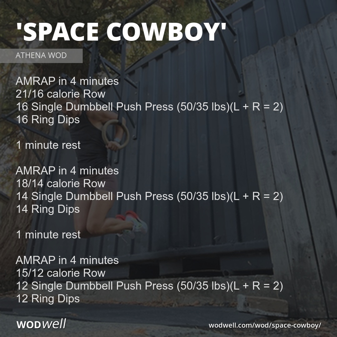 "Space Cowboy" Workout, ATHENA WOD | WODwell