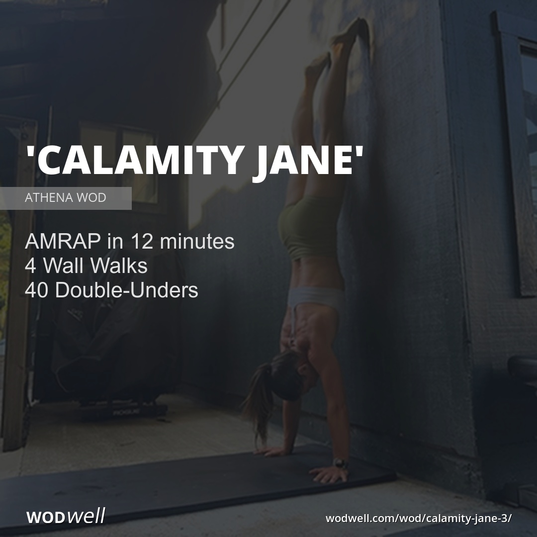 "Calamity Jane" Workout, ATHENA WOD | WODwell