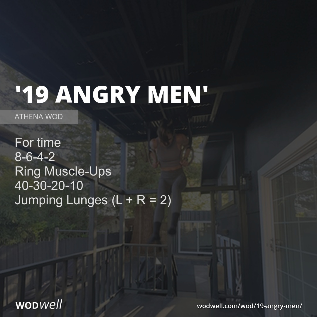"19 Angry Men" Workout, ATHENA WOD | WODwell
