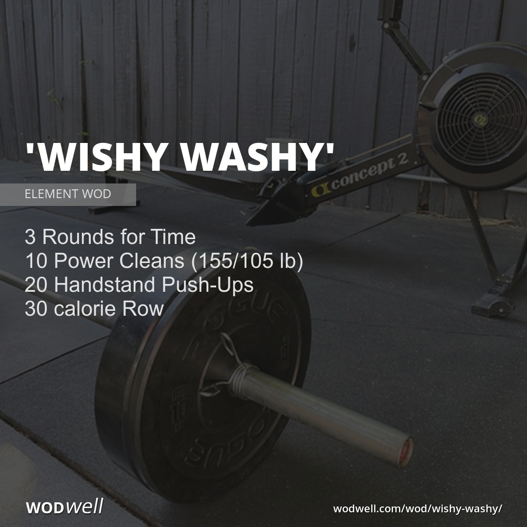 "Wishy Washy" Workout, ELEMENT WOD | WODwell