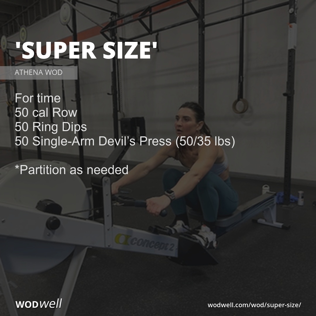 "Super Size" Workout, ATHENA WOD | WODwell