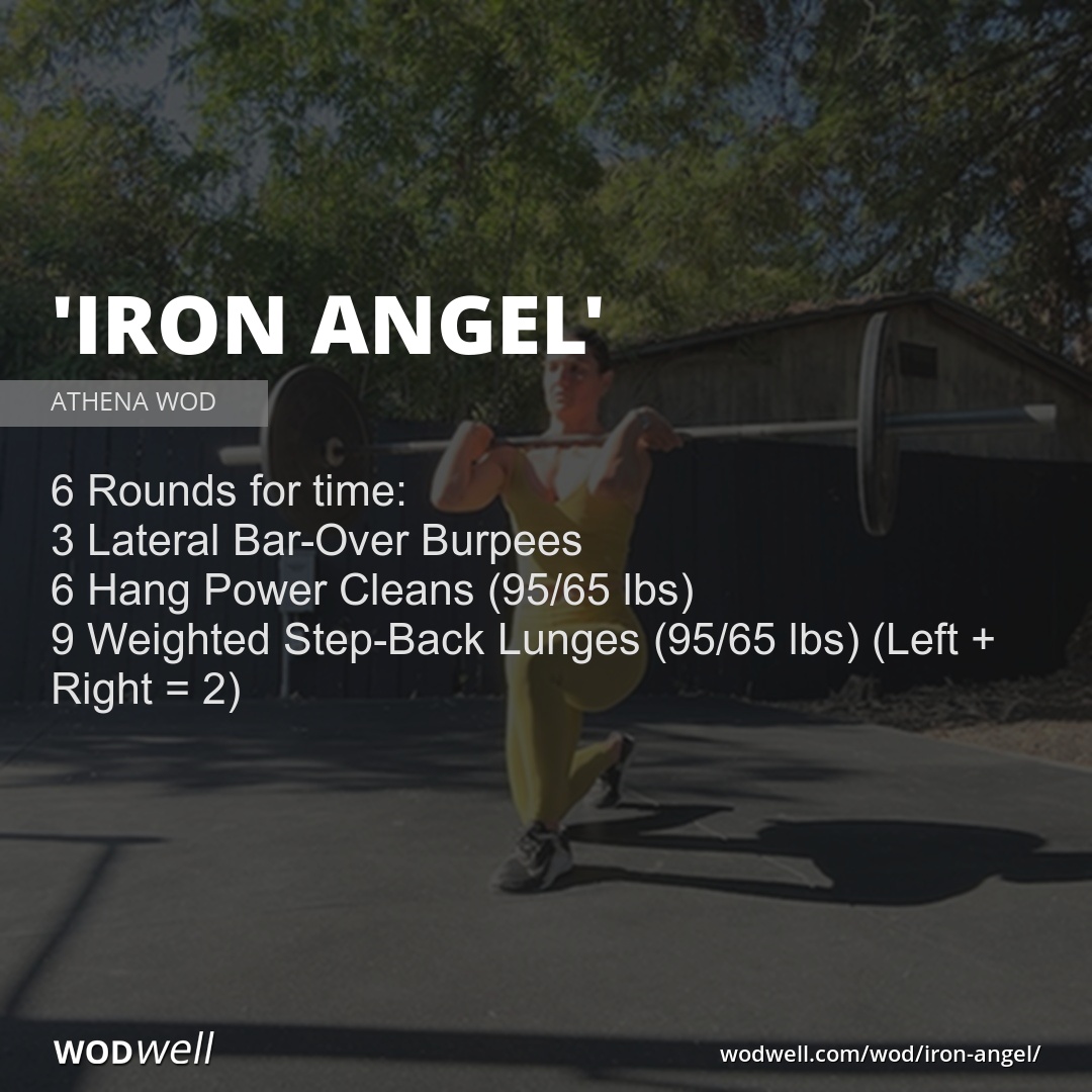 "Iron Angel" Workout, ATHENA WOD | WODwell