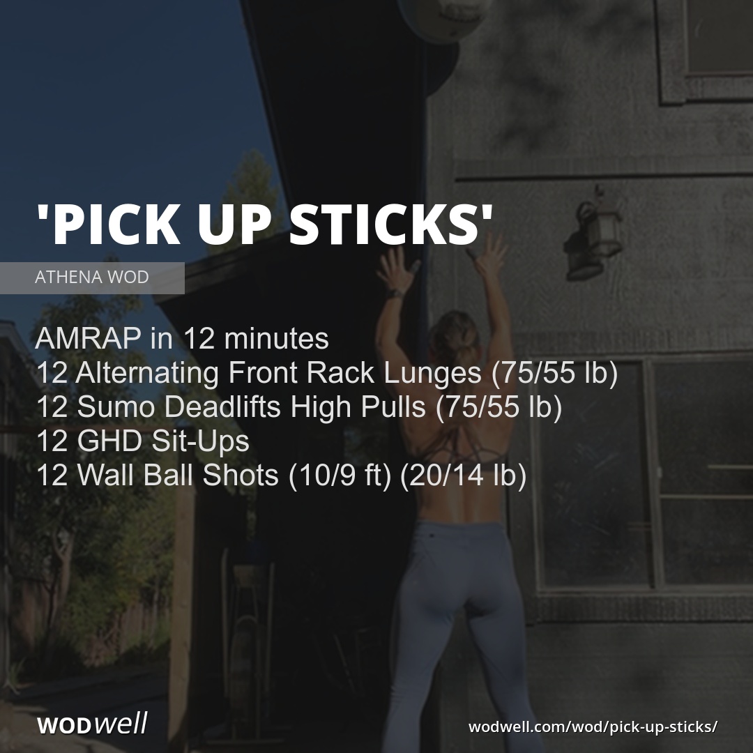 "Pick Up Sticks" Workout, ATHENA WOD | WODwell