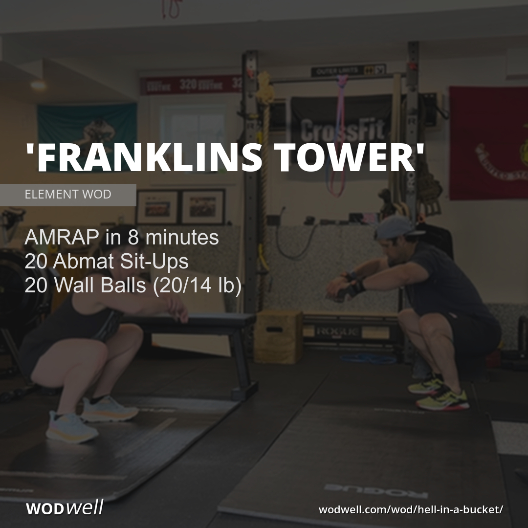 "Franklins Tower" Workout, ELEMENT WOD | WODwell
