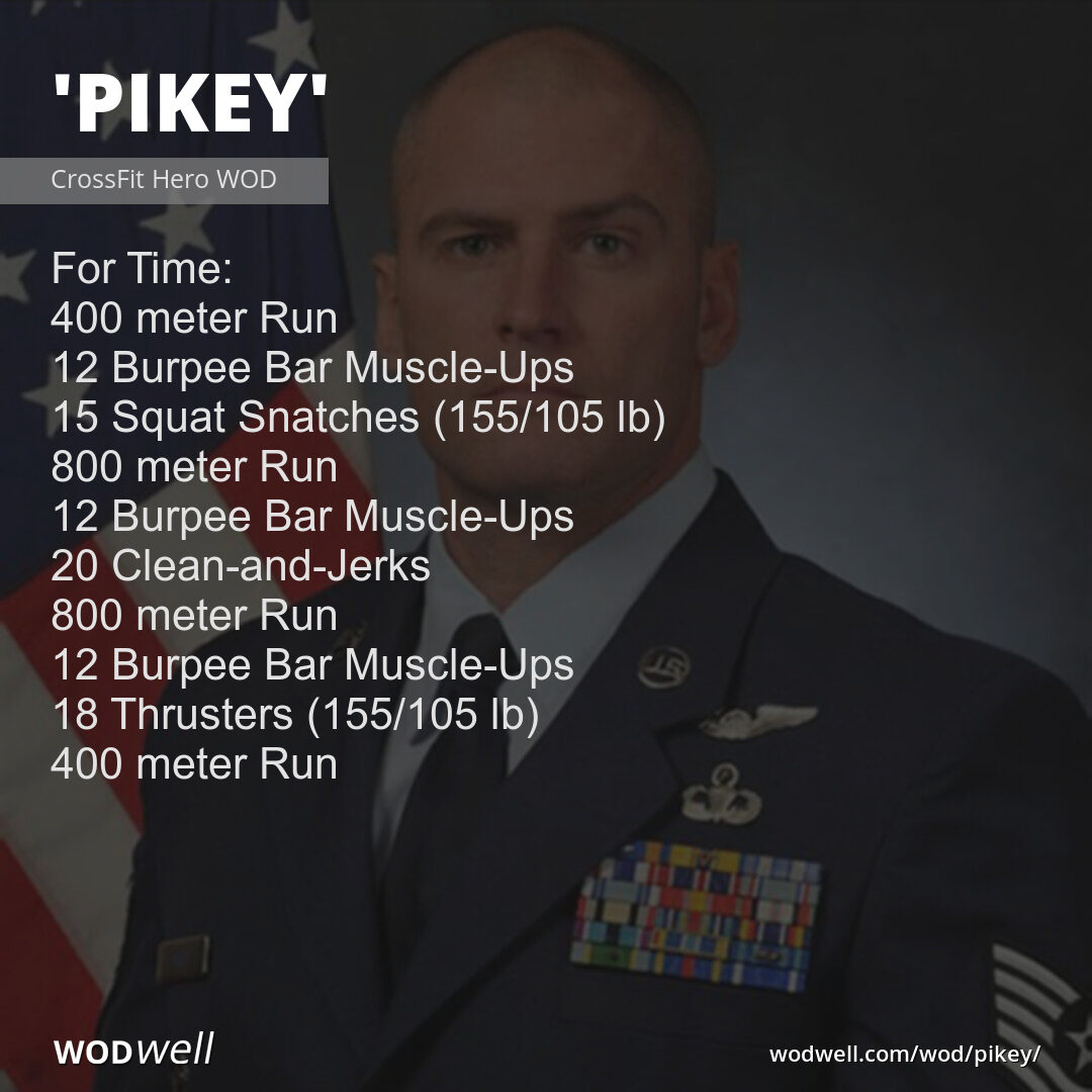 "Pikey" Workout, CrossFit Hero WOD | WODwell