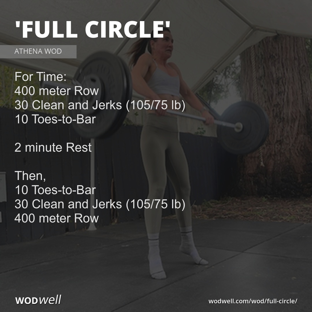 "Full Circle" Workout, ATHENA WOD | WODwell