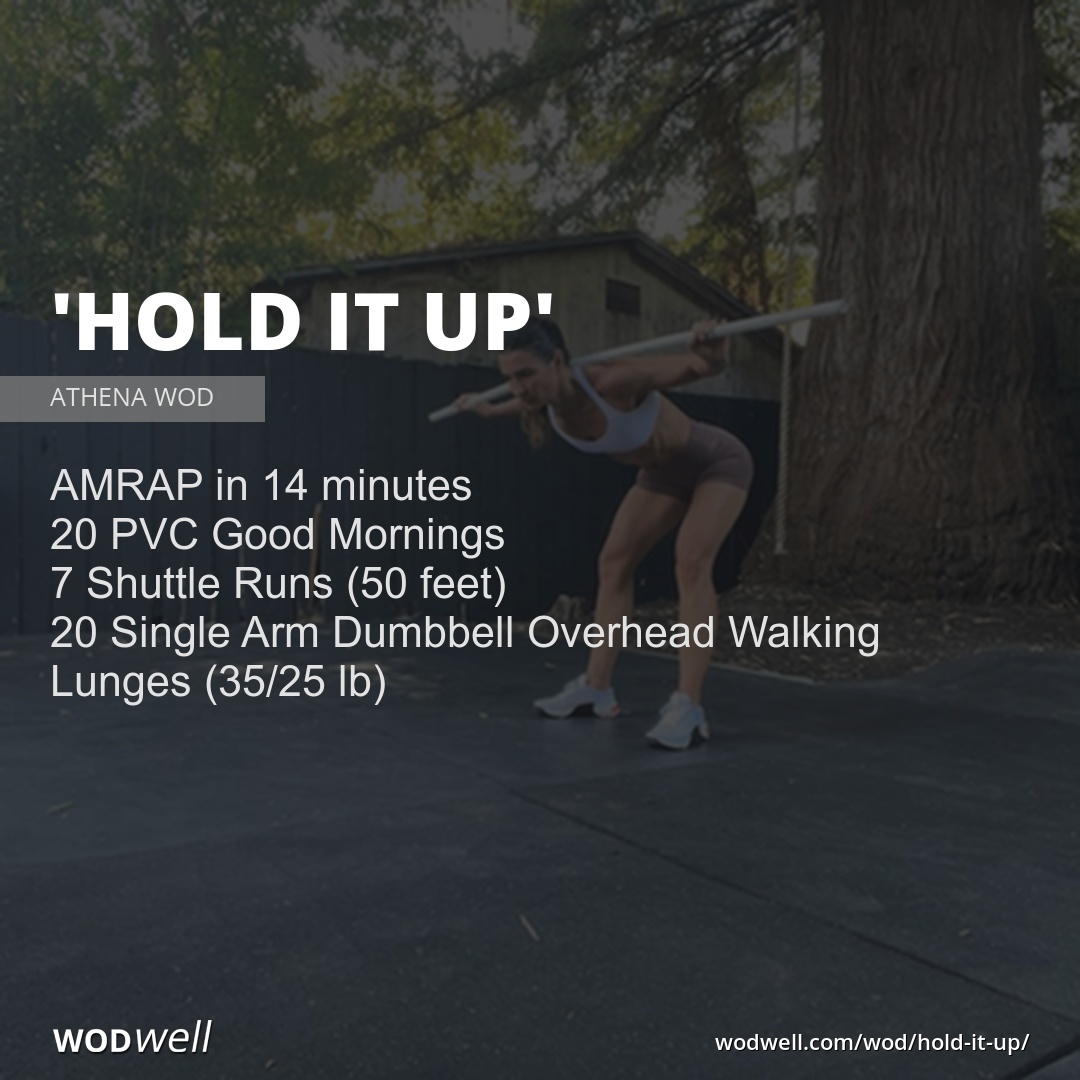 "Hold it Up" Workout, ATHENA WOD | WODwell